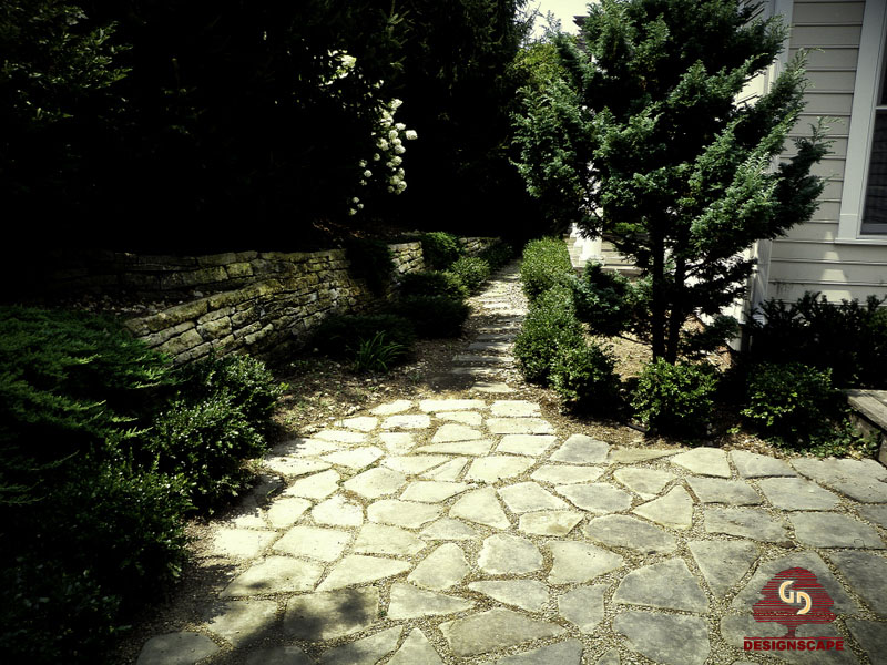 Blue Stone Walkway – DESIGNSCAPE